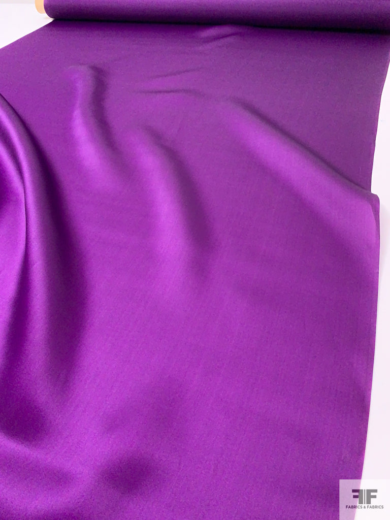Solid Satin Faced Organza - Eminence Purple | FABRICS & FABRICS ...