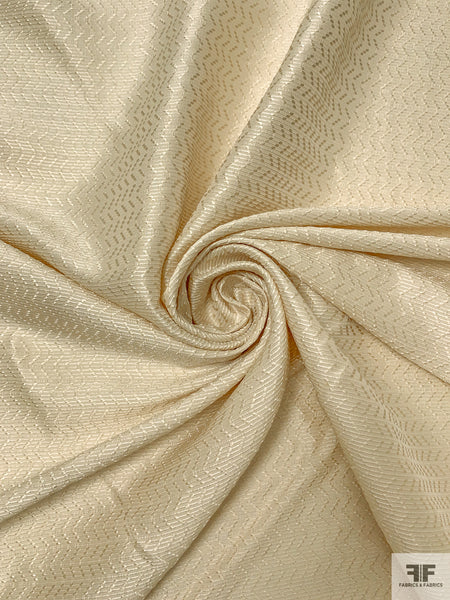 French Vertical Chevron Weave Brocade - Champagne-Gold | FABRICS ...