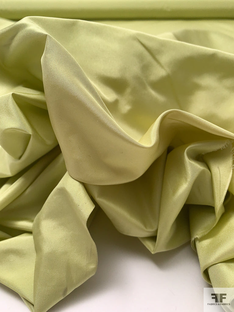 Solid Silk Taffeta - Light Chartreuse | FABRICS & FABRICS – Fabrics ...