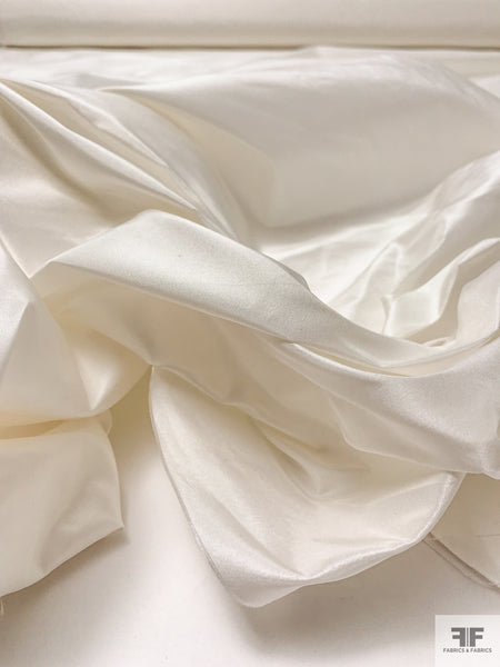Solid Silk Taffeta - Ivory | FABRICS & FABRICS – Fabrics & Fabrics