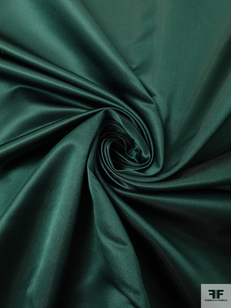 Made in Japan Solid Silk-Rayon Duchess Satin - Royal Green | FABRICS ...