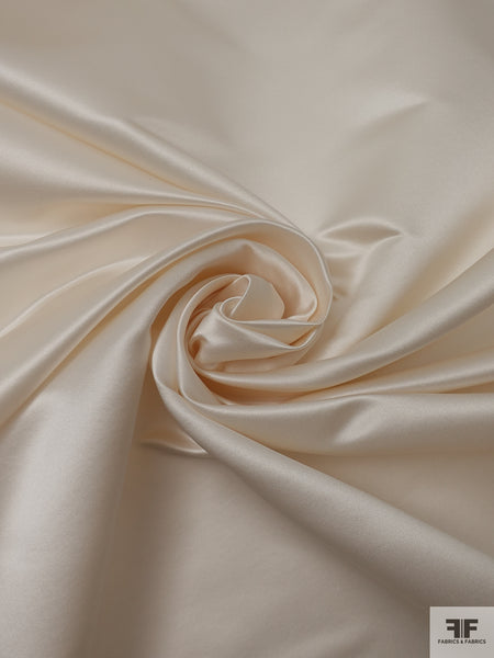 Solid Silk Duchess Satin - Ivory | FABRICS & FABRICS – Fabrics & Fabrics