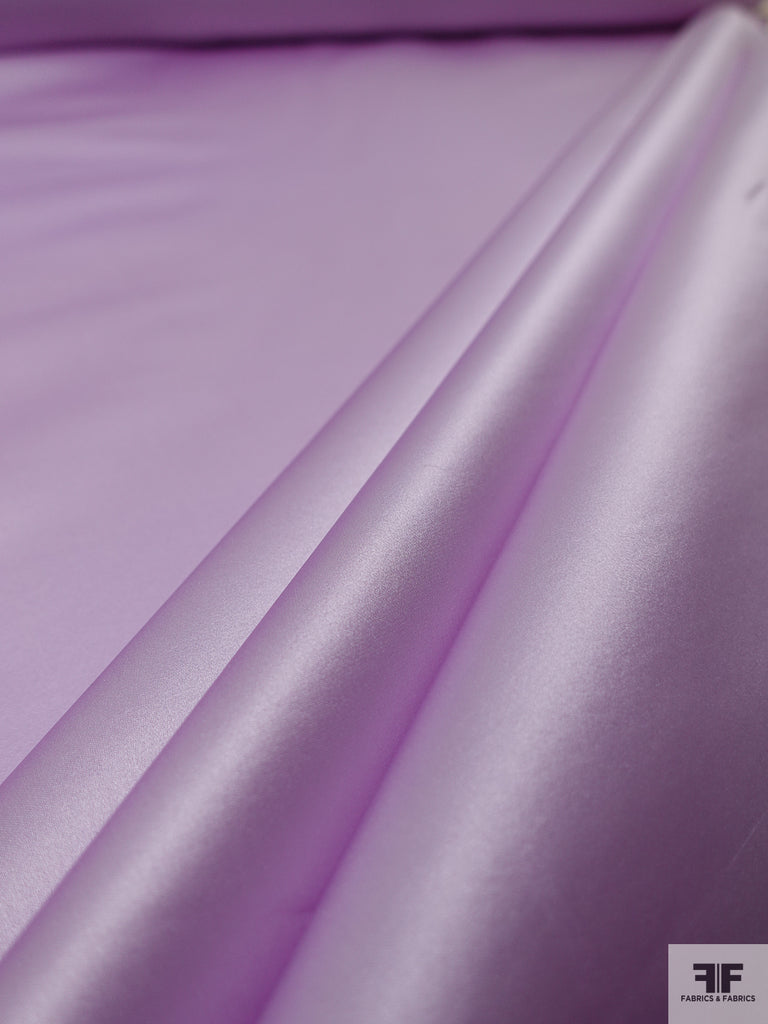 Solid Silk Duchess Satin - Lavender | FABRICS & FABRICS – Fabrics & Fabrics