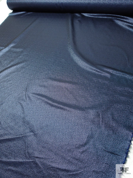 Solid Stiff Lamé - Metallic Navy | FABRICS & FABRICS – Fabrics & Fabrics