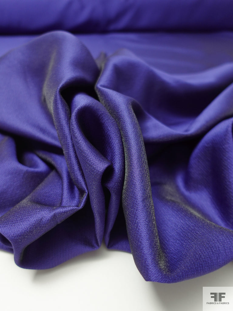 Solid Twill Heavy Gazar - Indigo | FABRICS & FABRICS – Fabrics & Fabrics