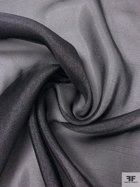Solid Stiff Shimmer Organza - Black | FABRICS & FABRICS – Fabrics & Fabrics