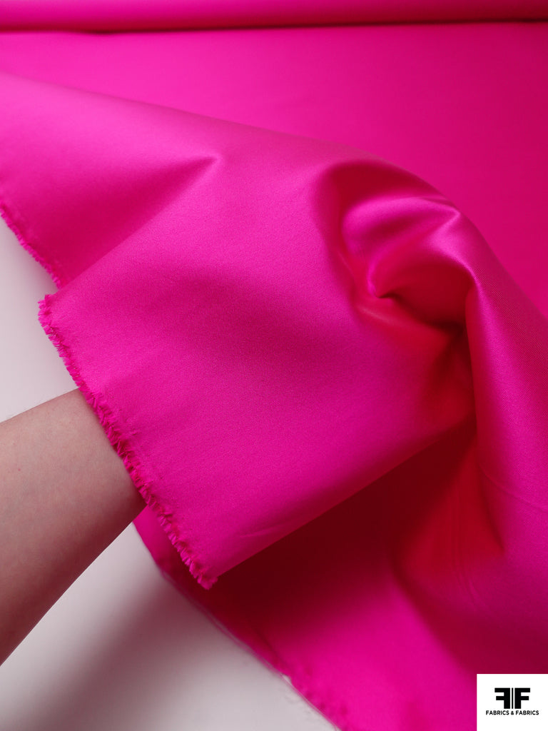 Made in Spain Silk-Polyester Zibeline - Fuchsia | FABRICS & FABRICS ...