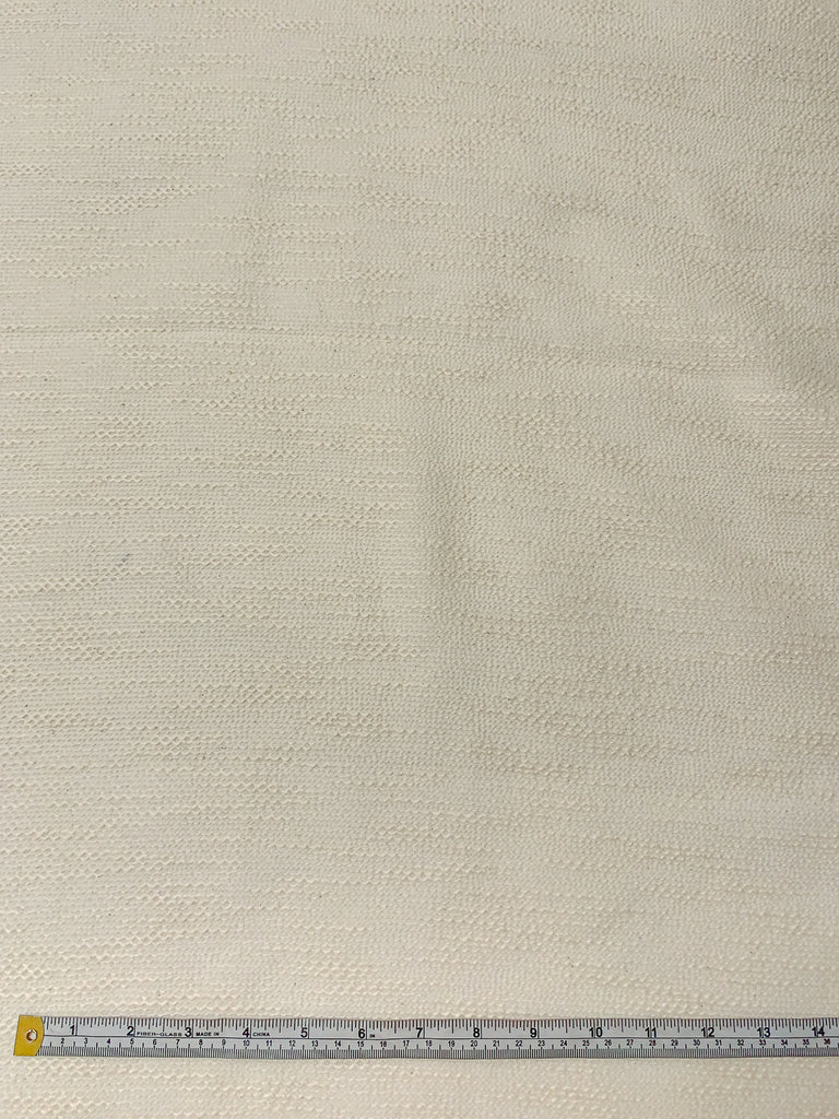 Italian Yarn-Detailed Sheer Novelty - Ivory | FABRICS & FABRICS ...