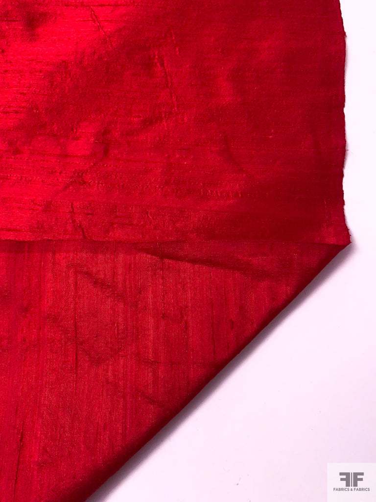 Solid Silk Dupioni - Red | FABRICS & FABRICS – Fabrics & Fabrics