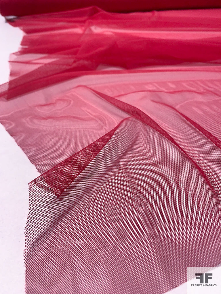Basic Stretch Tulle - Raspberry | FABRICS & FABRICS – Fabrics & Fabrics