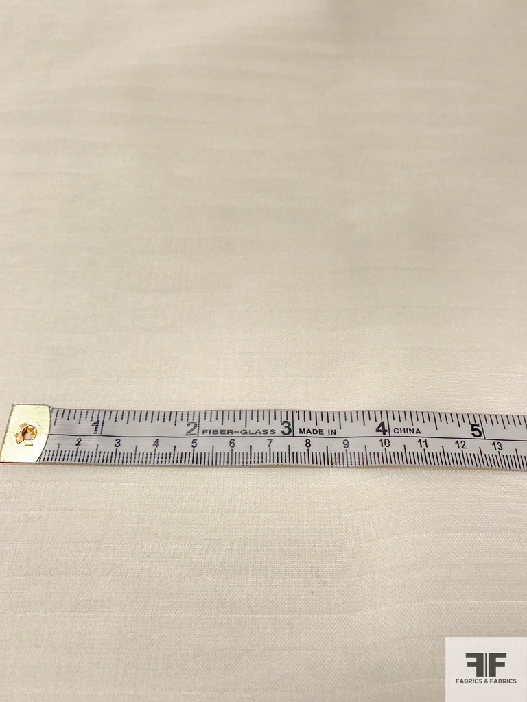 Italian Shadow Striped Heavy Silk Organza - Buff Ivory | FABRICS ...