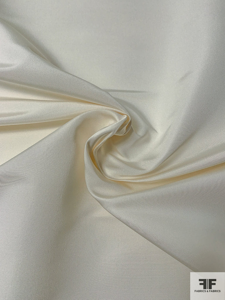Solid Silk Faille - Off-White | FABRICS & FABRICS – Fabrics & Fabrics