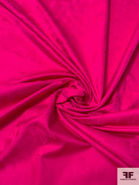 Made in Japan Floral Cotton Jacquard - Magenta | FABRICS & FABRICS ...