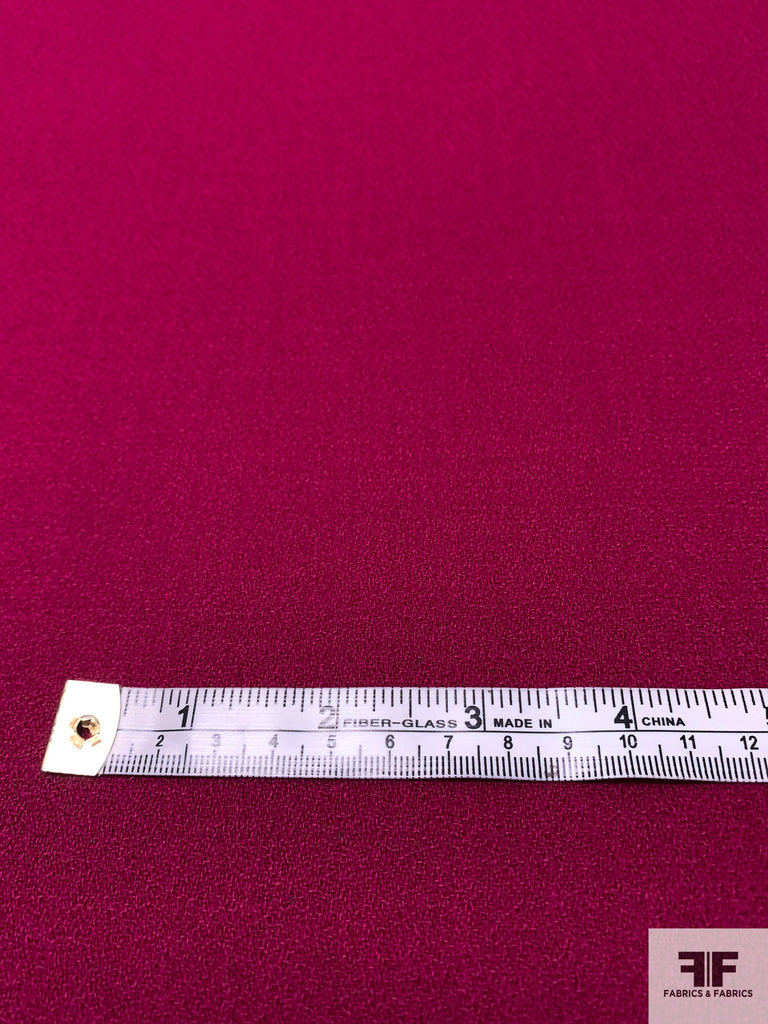 Solid Wool Crepe - Berry Magenta | FABRICS & FABRICS – Fabrics & Fabrics