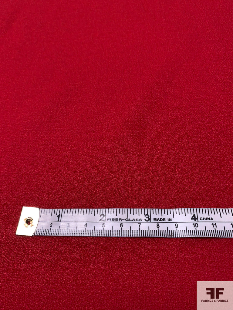 Solid Wool Crepe - Red | FABRICS & FABRICS – Fabrics & Fabrics