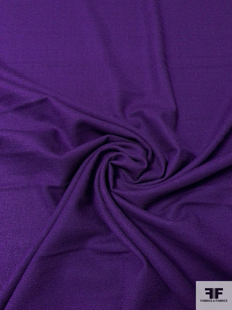 Solid Wool Crepe - Dark Purple | FABRICS & FABRICS – Fabrics & Fabrics