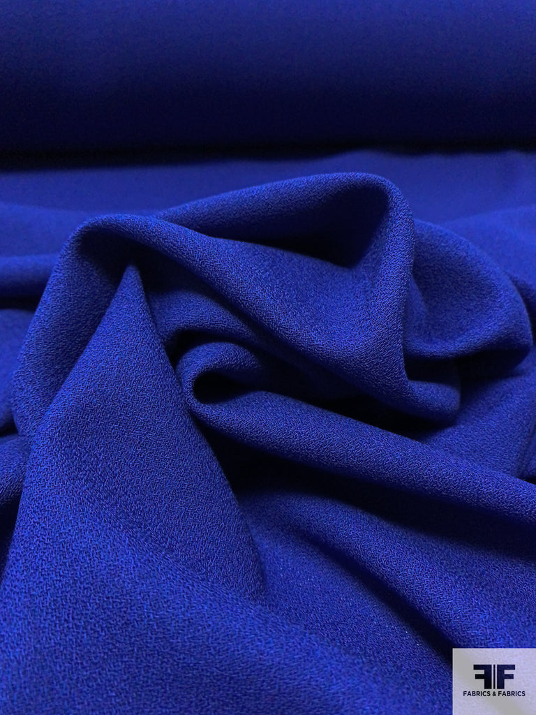 Solid Wool Crepe - Dark Blue | FABRICS & FABRICS – Fabrics & Fabrics