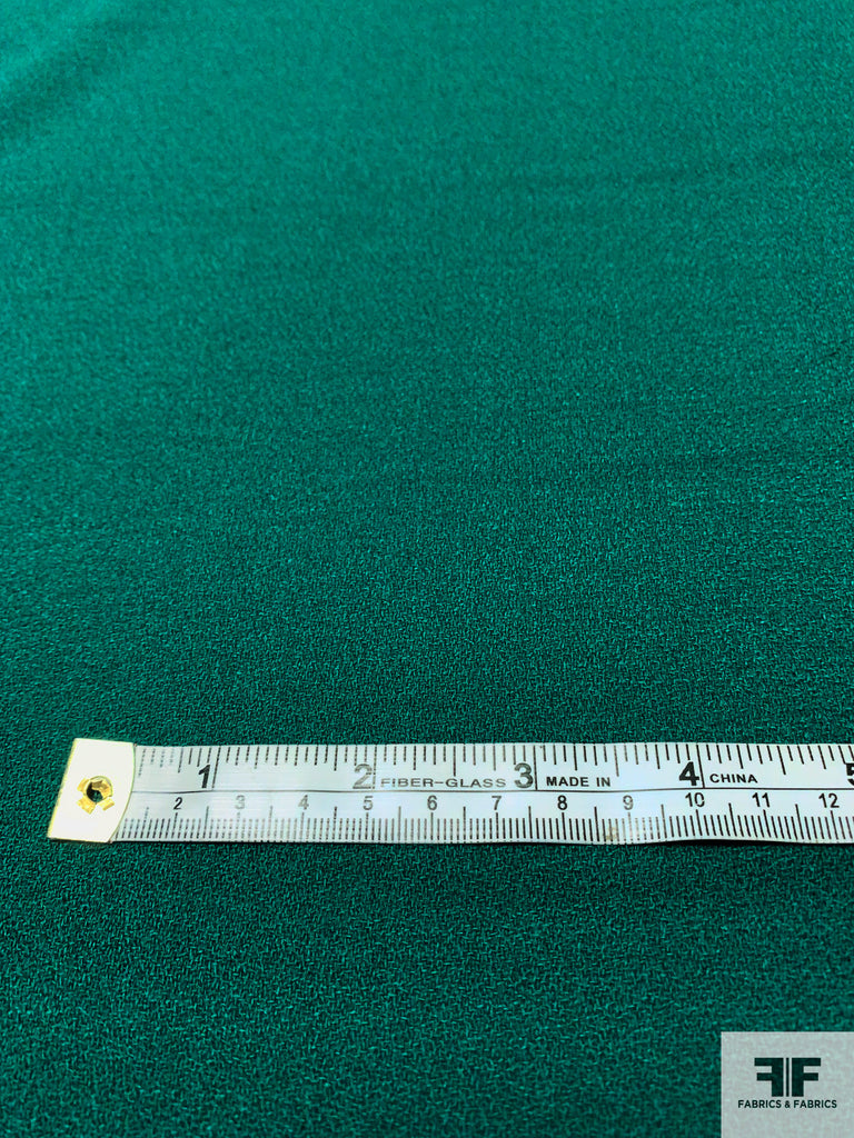 Solid Wool Crepe - Dark Green | FABRICS & FABRICS – Fabrics & Fabrics