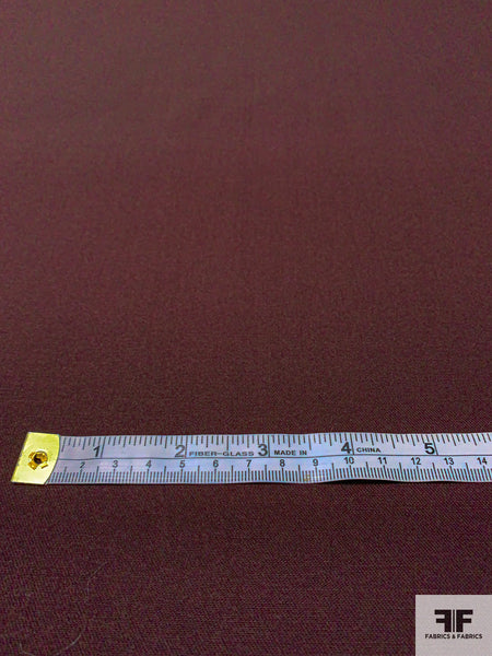 Solid Wool Gabardine Suiting - Dark Brown | FABRICS & FABRICS – Fabrics ...