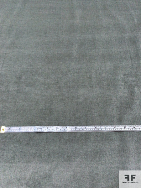 Italian Solid Stretch Pinwale Cotton Corduroy - Grey | FABRICS ...