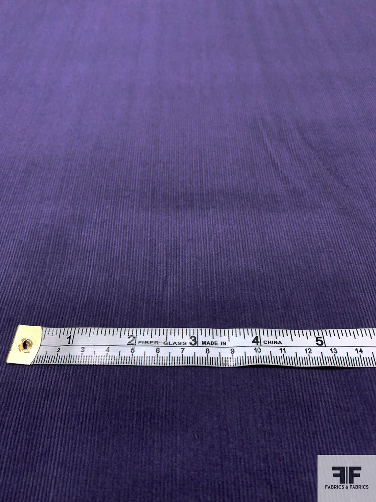 Solid Pinwale Stretch Cotton Corduroy - Dark Indigo | FABRICS & FABRICS ...