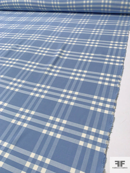 Italian 2-Ply Plaid Jacket Weight Wool Suiting with Stretch - Carolina ...