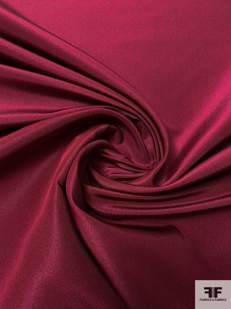 Solid Silk Faille - Maroon | FABRICS & FABRICS – Fabrics & Fabrics
