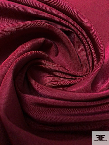 Solid Silk Faille - Maroon | FABRICS & FABRICS – Fabrics & Fabrics