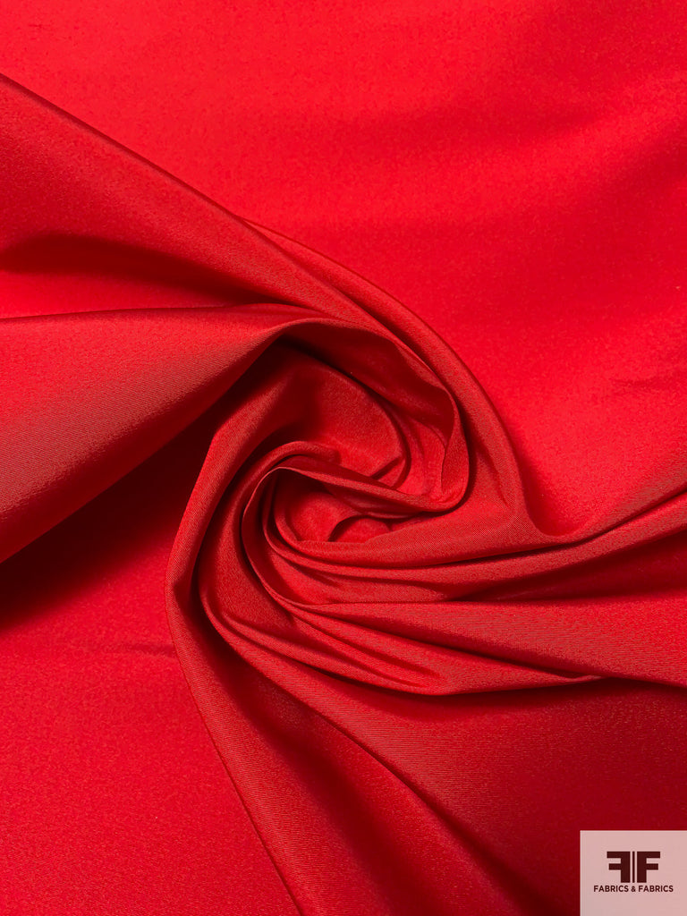 Solid Silk Faille - Red | FABRICS & FABRICS – Fabrics & Fabrics