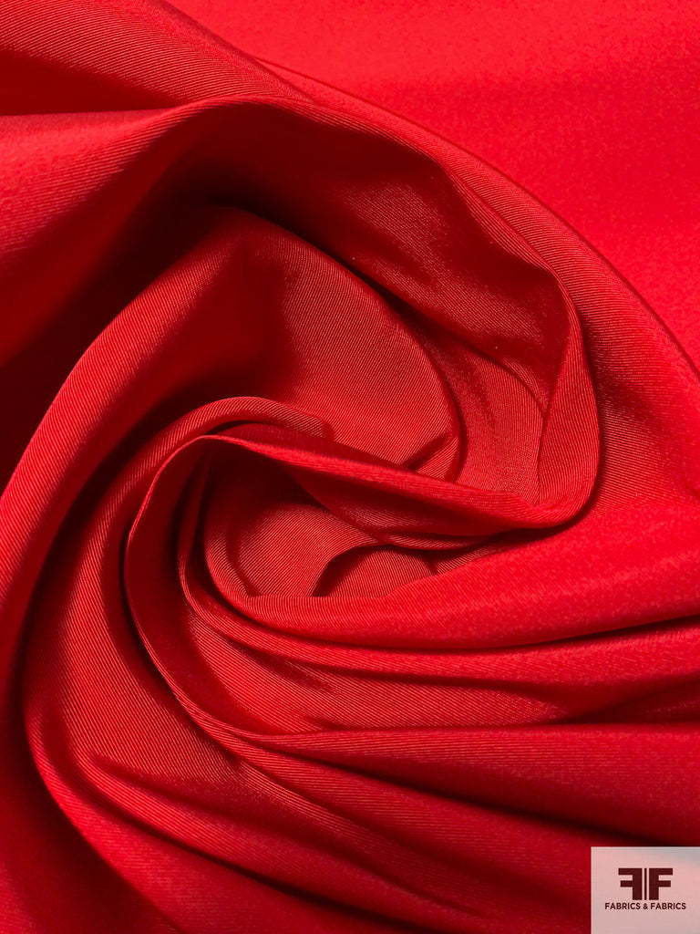 Solid Silk Faille - Red | FABRICS & FABRICS – Fabrics & Fabrics