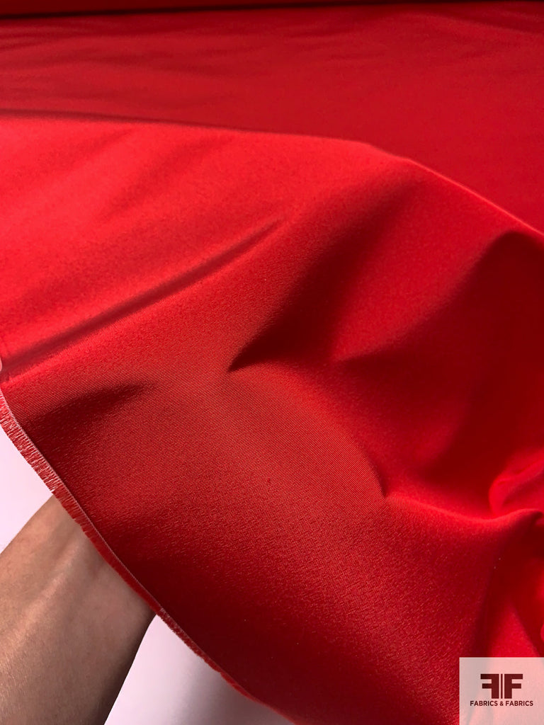 Solid Silk Faille - Red | FABRICS & FABRICS – Fabrics & Fabrics