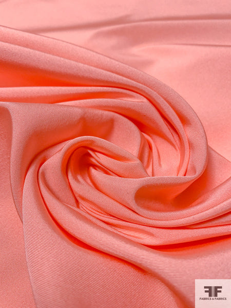 Solid Silk Faille - Peach | FABRICS & FABRICS – Fabrics & Fabrics