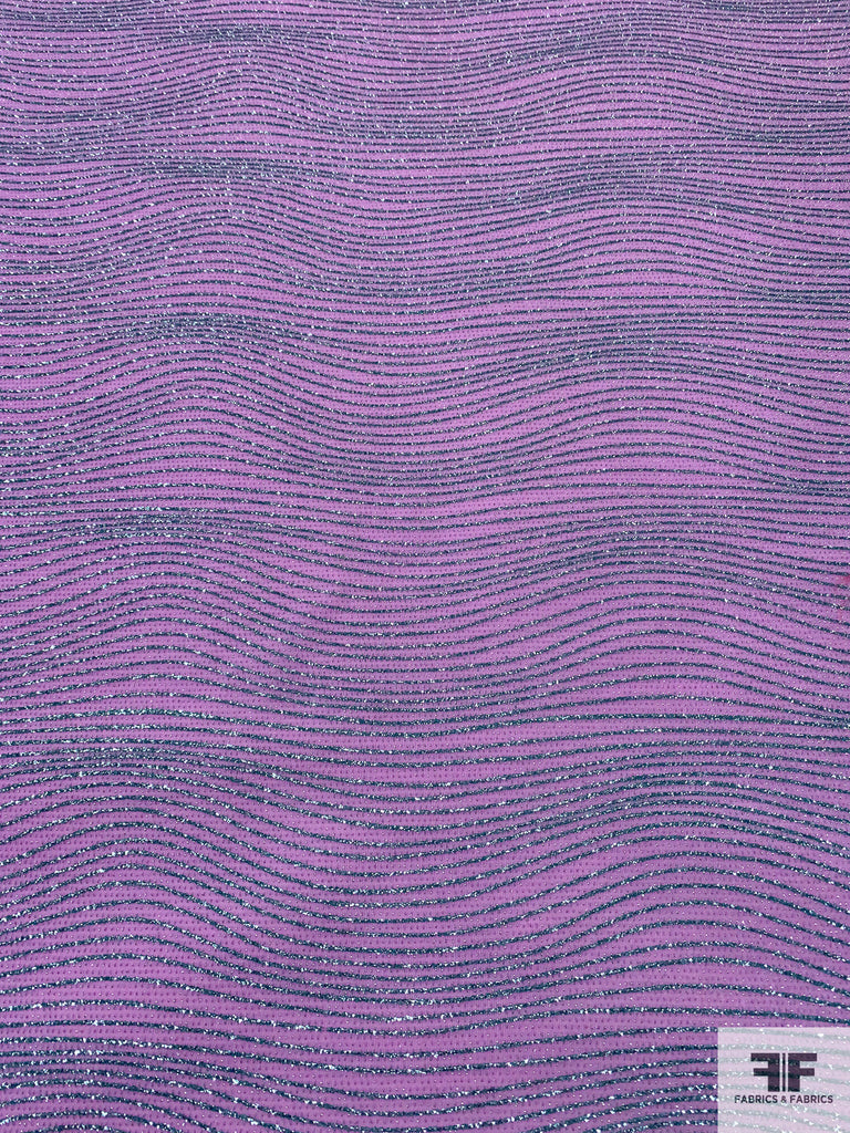 Slinky Knit with Cracked Ice Glitter in Wavy Striations - Lavender ...