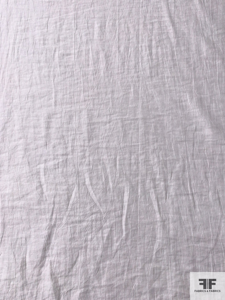 Crinkled Linen Look Poly-Cotton - White | FABRICS & FABRICS – Fabrics ...