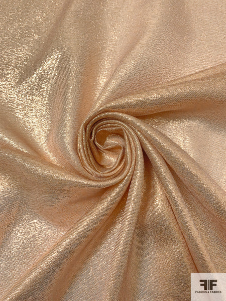 Italian Glam Silk Lamé - Glam Gold | FABRICS & FABRICS – Fabrics & Fabrics