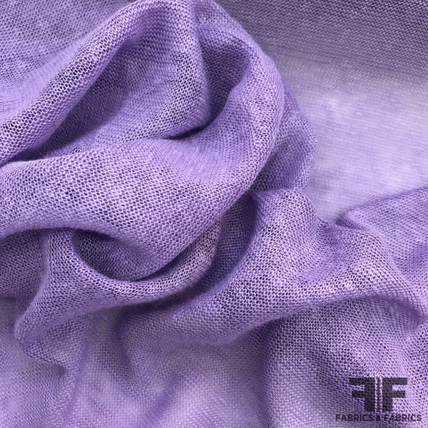 Light-Weight Sheer Knit - Purple - Fabrics & Fabrics