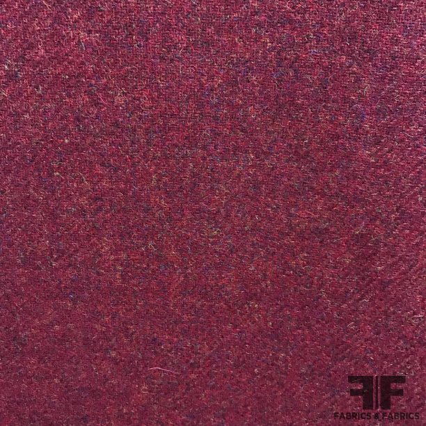 Wool Suiting - Red - Fabrics & Fabrics