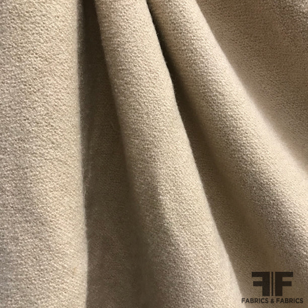 Solid Wool Knit - Beige - Fabrics & Fabrics