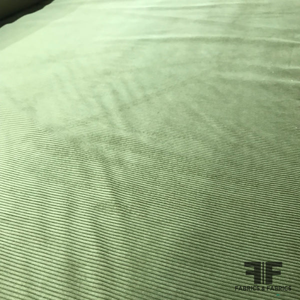 Solid Cotton Corduroy - Green – Fabrics & Fabrics