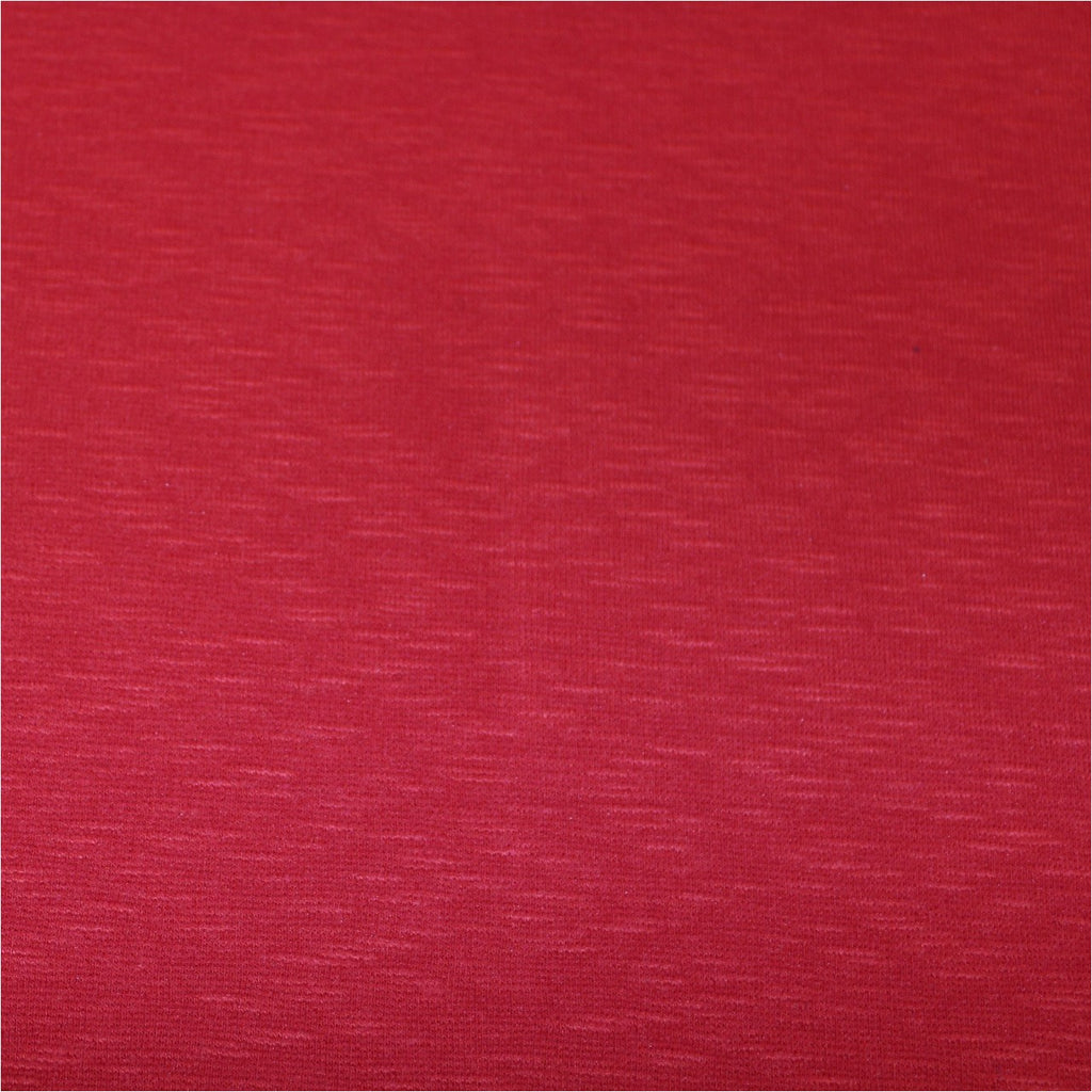 Red Wool Knit Blend - Fabrics & Fabrics