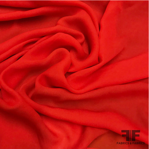 Lightweight Georgette- Red/Orange – Fabrics & Fabrics
