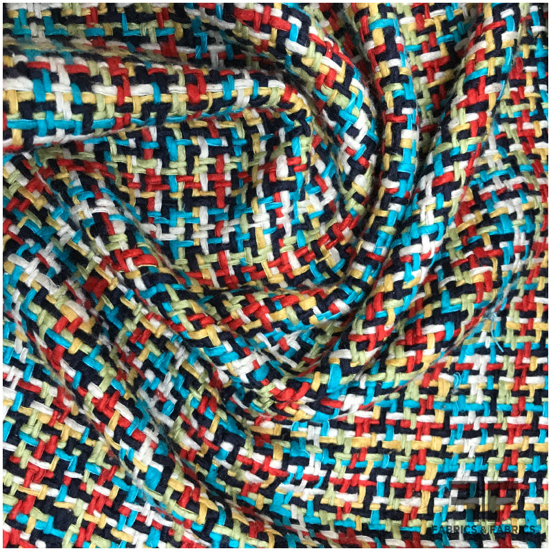Silk/Cotton Tweed - Multicolor – Fabrics & Fabrics