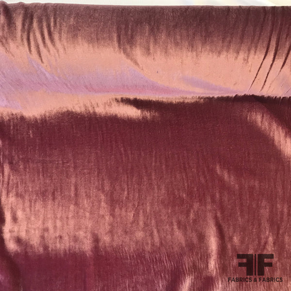 Solid Silk Velvet - Mauve/Plum – Fabrics & Fabrics