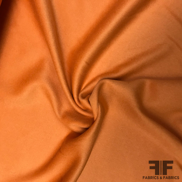 Wool Coating - Orange – Fabrics & Fabrics