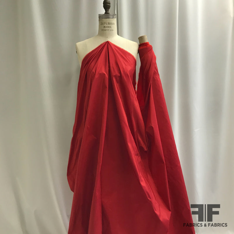 Solid Silk Taffeta - Red | FABRICS & FABRICS – Fabrics & Fabrics