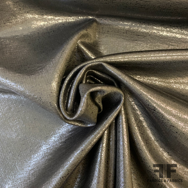 Metallic Neoprene/Scuba - Midnight Blue | FABRICS & FABRICS – Fabrics ...