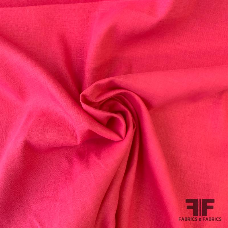 Solid Linen - Hot Pink | FABRICS & FABRICS – Fabrics & Fabrics