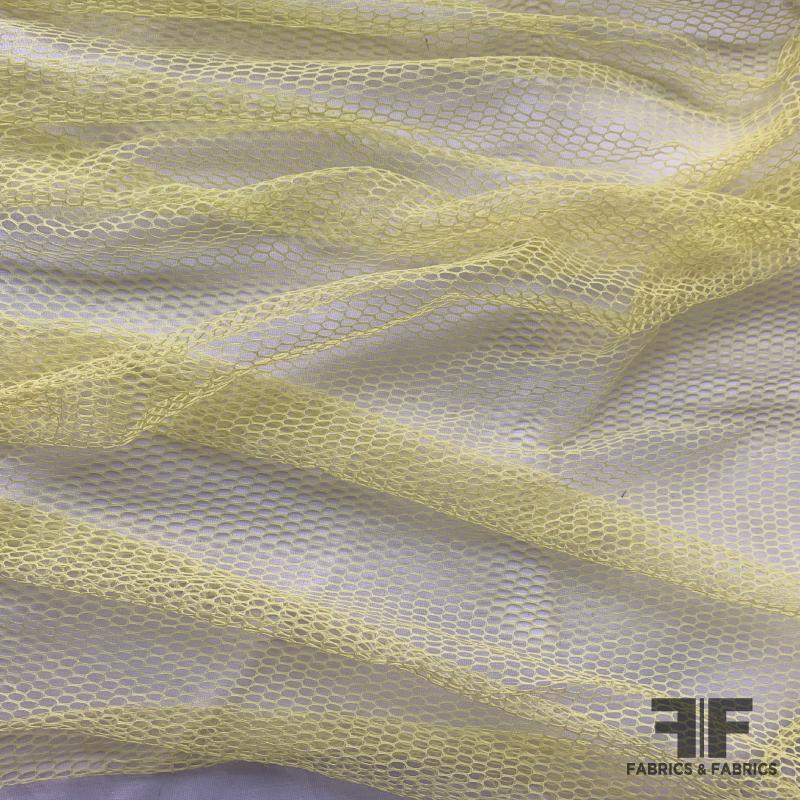 Light-Weight Mesh - Lemon Yellow | FABRICS & FABRICS – Fabrics & Fabrics