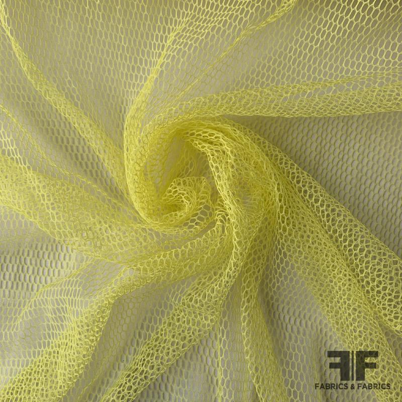Light-Weight Mesh - Lemon Yellow | FABRICS & FABRICS – Fabrics & Fabrics