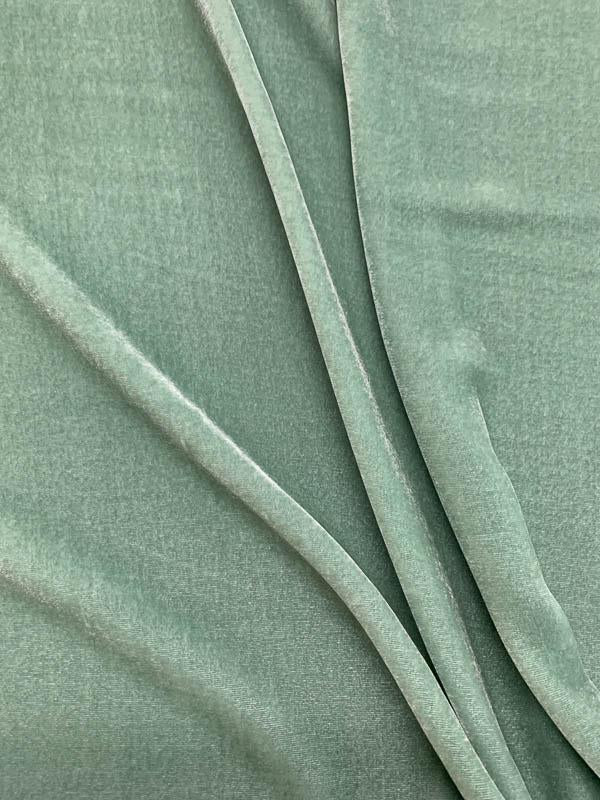 Solid Velvet - Sage | FABRICS & FABRICS – Fabrics & Fabrics
